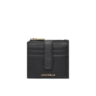 Coccinelle Portefeuille &agrave; fermeture &eacute;clair avec emplacements pour cartes - Femme - Accessoires - Noir - Taille: ONE Size