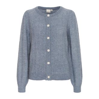 Ichi Ichi, Femme, Pulls, Bleu, Taille: 40 FR Cardigan