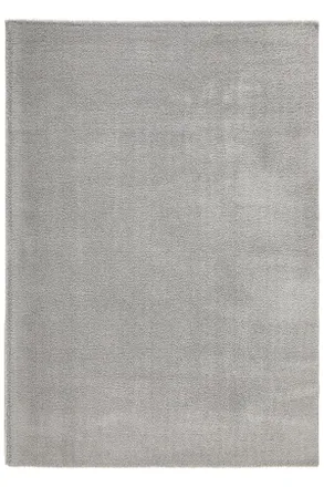 Novel Webteppich, Hellgrau, Kunststoff, Uni, rechteckig, 160x230 cm, Oeko-Tex Standard 100, Global Recycled Standard (Grs), f&uuml;r Fu&szlig;bodenheizung geeignet, Te
