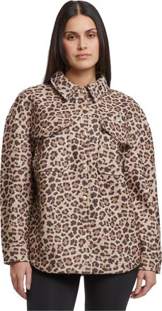 Urban Classics Damen Ladies AOP Overshirt Leo, XL