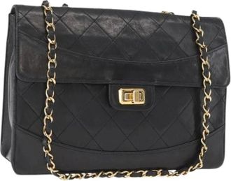 Chanel Sac bandouli&egrave;re en cuir Pre-owned - Femme - Pre-owned - Noir - Taille: ONE Size
