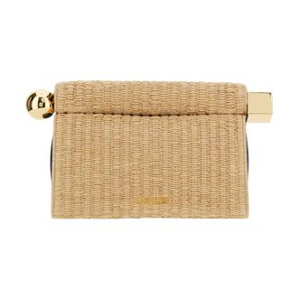 Jacquemus La Pochette Rond Carre - Femme - Sacs - Beige - Taille: ONE Size