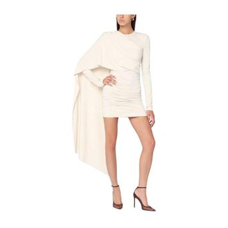 Andamane Femme, Robes, Blanc, Taille: 36 FR Robes blanches avec 95%Pl 5%Ea