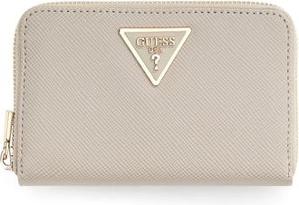 Guess Femme, Accessoires, Gris, Taille: ONE Size Laurel Zip-Around Wallet