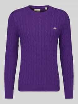 GANT Pullover mit Logo-Stickerei