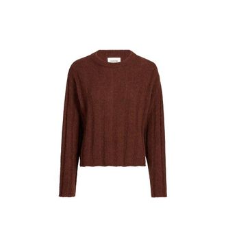 Saison 1865 Pull Taylory court col rond en laine mélangée