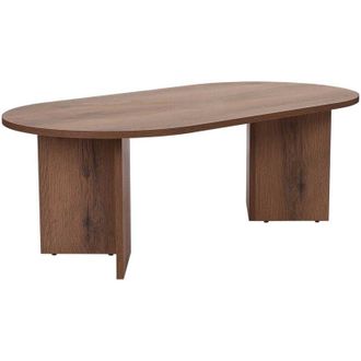 M&S Collection Table basse ovale en agglom&eacute;r&eacute; Sable