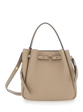 Tory Burch Romy Bucket Bag - Beige