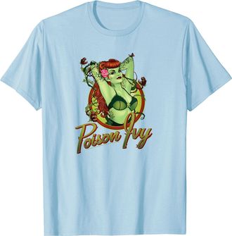 DC Comics Justice League Bombshell Poison Ivy Badge T-Shirt