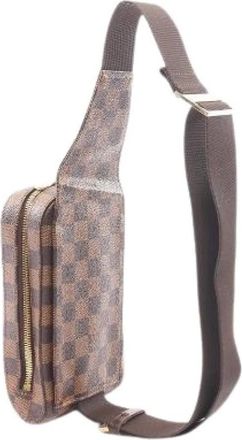 Louis Vuitton Pre-owned Geronimos Damier Ebene waist bag - Homme - Pre-owned - Brun - Taille: ONE Size