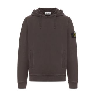 Stone Island Lead Grey Felpa Sweatshirt - - Sweatshirts & Hoodies - Herren - Braun - L
