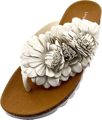 Linea Scarpa Badeschuh Damen - Flora - Zehengreifer, Weiss, 37