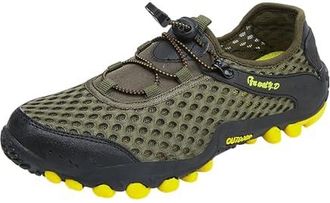 Generic Chaussures aquatiques respirantes pour homme et femme - Chaussures dété décontractées en maille respirante - Chaussures de plage en maille deau légère