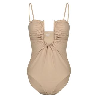 CHRISTOPHER ESBER Arced Ruched One-piece - - Swimwear - Damen - Beige - S