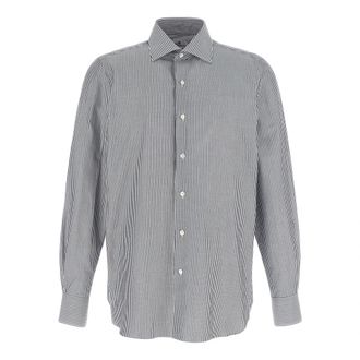 Finamore 1925 Hemd - - Shirts - Herren - Blau - 2XL