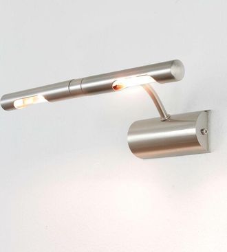Licht-Erlebnisse Picture light Bilderlampe Chrom matt 2xG9 L:30cm