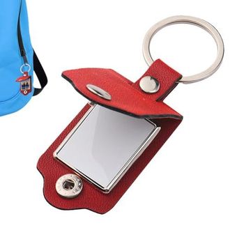 Generic Porte-Clés Cadre Photo en Cuir PU - Porte-Clés avec Cadre Photo Portable | Porte-Photo Bricolage pour Sacs à Dos Portefeuille, Sacs à main, Cadeaux po