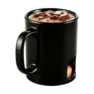 Generico Schokoladen-Fonduetasse, Keramiktopf - Käse zum Dipping | Aperitif-Dinner, Dessert, süße Sauce, Brot, Familienfeier