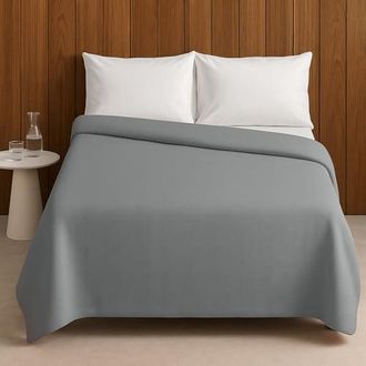 Generico Steppdecke, Doppelbett, 250 x 260 cm, Miniseersuck, Grau