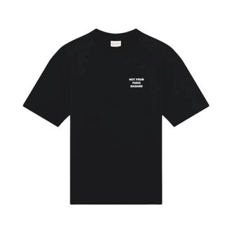 Dr&ocirc;le de Monsieur T-Shirt 100% Cotone - - Tops - Herren - Schwarzk - L
