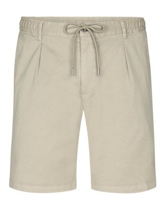 Profuomo Leichte Bermudashorts mit Stretch und Bundfalte in