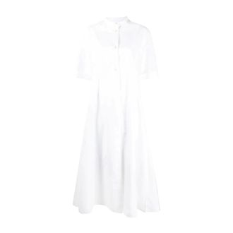 Jil Sander Midi-Kleid - - Dresses - Damen - Wei&szlig; - 2XS