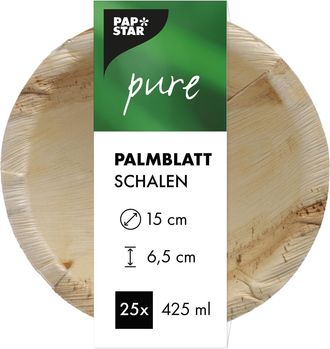 Papstar Palmblatt-Schalepure rund 425 ml