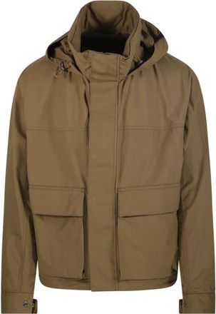 Christophe Lemaire Homme, Vestes, Vert, Taille: XL Parka Courte Imperm&eacute;able