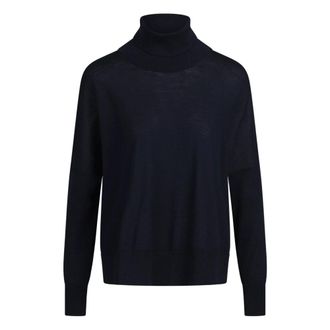 Gran Sasso Pull &agrave; col roul&eacute; - Femme - Pulls - Bleu - Taille: 42 FR