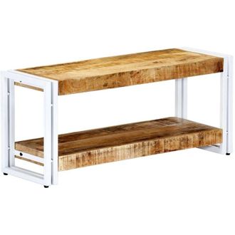 vidaXL Meuble tv 90x30x40 cm Bois massif de manguier Vidaxl