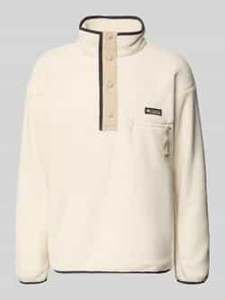 Columbia Fleecepullover mit Stehkragen und Knopfleiste
