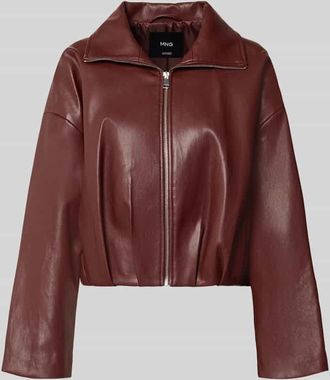 Mango Regular Fit Jacke in Leder-Optik Modell Dante