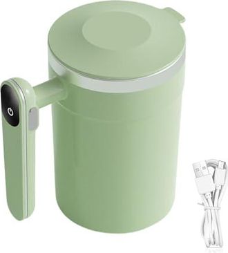 Generic Mug m&eacute;langeur automatique magn&eacute;tique pour latte 400 ml, tasse de m&eacute;lange de th&eacute; &eacute;lectrique avec &eacute;cran LCD de la temp&eacute;rature, pour la maison, le bureau