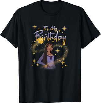 Disney Wish Asha Its My Birthday Magical Star Portrait T-Shirt