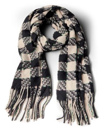 Street One Damen A572660 Langer Madras Schal,Mehrfarbig,A