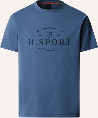 Hackett T-Shirt Hs Script Tee blau