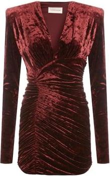 Alexandre Vauthier Robe drapée en velours