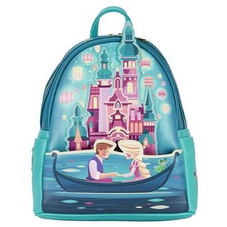 Loungefly Tangled Disney Princess Castle Mini sac &agrave; dos, multicolore, taille unique