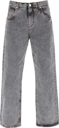 Etro Femme, Jeans, Gris, Taille: W32 Jeans Amples en Denim