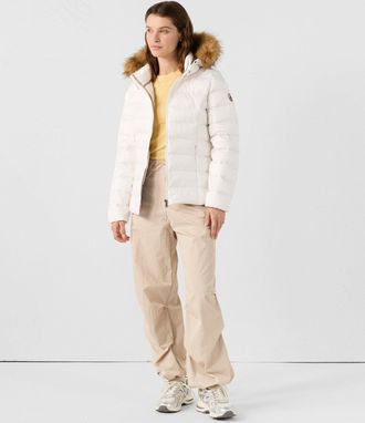 Jott Doudoune &agrave; capuche Grand Froid Blanc Luxe - Taille XL