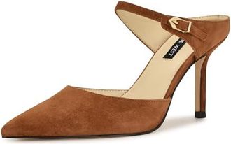 Nine West Femme Danela Escarpins, Su&egrave;de Cognac 120, 42 EU