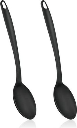 Metaltex 25 x 15 x 5 cm, Basic Servierl&ouml;ffel, Nylon, schwarz, Mehrfarbig (Packung mit 2)