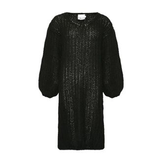 Noella Jasmin Strickkleid in Schwarz