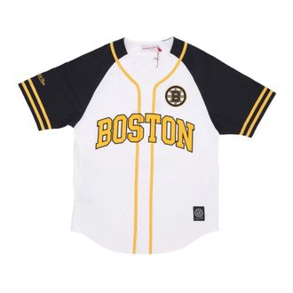 Mitchell & Ness Boston Red Sox Hockey Trikot - - Sport - Herren - Wei&szlig; - L