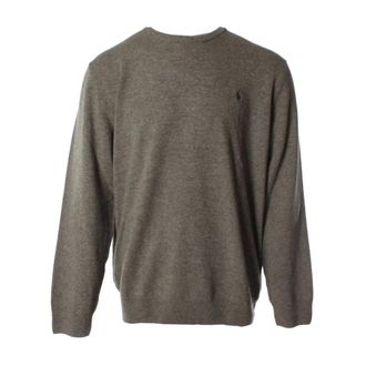 Ralph Lauren Rundhals-Strickware - - Knitwear - Herren - Grau - 2XL