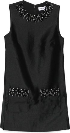 Self Portrait Embellished-pocket Mini Dress