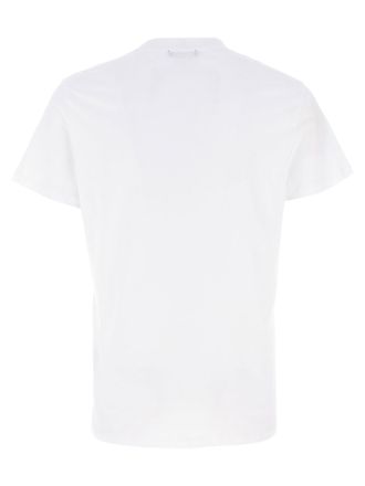 Balmain Logo-Embossed Organic Cotton T-Shirt - White