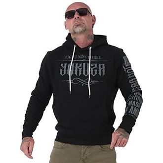 Yakuza Sweat &agrave; capuche Armed Clown pour homme, Noir, L