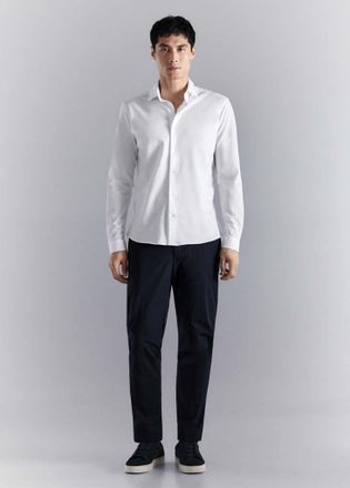 Mango Chemise slim-fit coton comfort stretch non-iron blanc - Homme - XXL - MANGO MAN