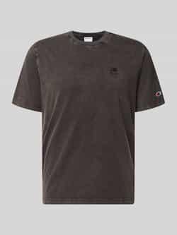 Champion T-Shirt mit Label-Stitching und Rundhalsausschnitt